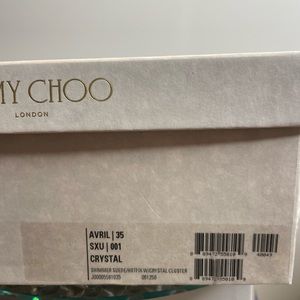 Jimmy Choo | Shoes | Jimmy Choo Avril Shoe Heel Size 5 Crystal Cover ...